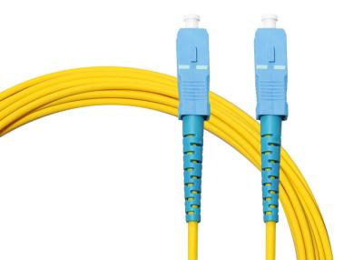 Cina 9/125 di toppa a fibra ottica duplex di SC/UPC-SC/UPC cabla il singolo modo in vendita