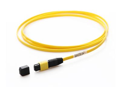 中国 3.0mm 12F MPO女性繊維の光学ピグテールの単一モード 販売のため