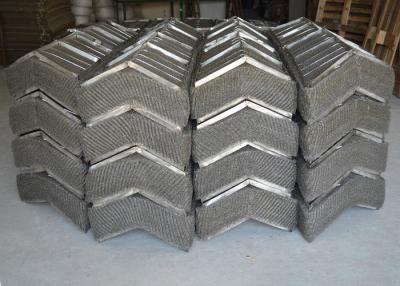 中国 3um Mesh Pad Demister Filter Retaining Of Moisture Steam And Grease Droplets 販売のため