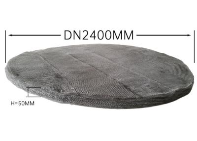 中国 Donut Circle Shape Teflong 580mm Diameter Wire Mesh Demister For Scrubber 販売のため