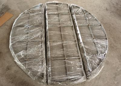 中国 SS316L Glass Fiber Co Bar Grids Mesh Pad Demister Custom Size Donut Shape 販売のため