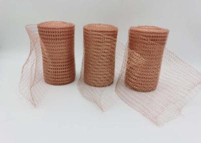 Китай Metal Crimped Copper Wire Netting 4 Strands Knitting For Distillation Internal Packing продается