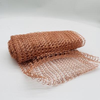 Cina 30.48m Pest Copper Rodent Mesh Knitted Style TUV Certificate in vendita