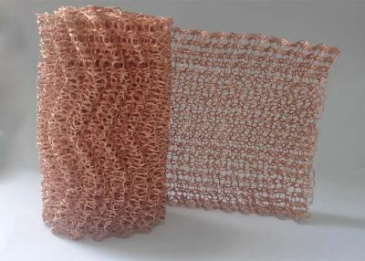 Cina 127mm 5 Inch Width 0.23mm Knitted Copper Wire Mesh OEM ODM in vendita