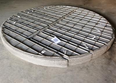 中国 1250x600mm Demister Pad SS304 Scrubber Mist Eliminator Drain Hole At Bottom 販売のため