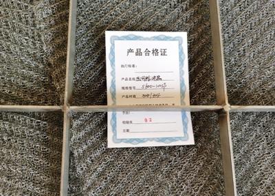中国 Customized Size SS316L Mesh Pad Demister Screen For Liquid Gas Separating 販売のため