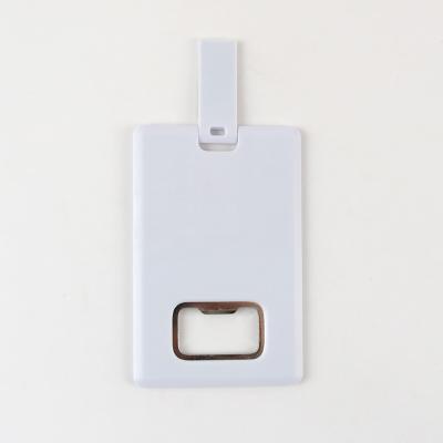 중국 금속병 오프너 USB 2.0 128GB와 신용카드 신용 카드 USB 플래쉬 드라이브 판매용