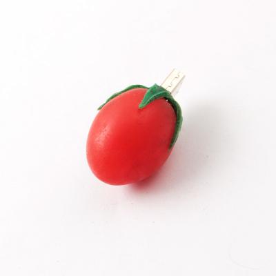 중국 토마토 모양으로 실제 음식 개인화 USB 플래시 드라이브 7-15 일 리드 타임 판매용