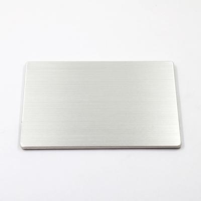 중국 최대 메모리 2.0 신용 카드 USB는 64GB 128GB 20MB/S 금속 재료를 붙입니다 판매용