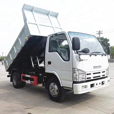 중국 ISUZU 차시 소형 덤프 트럭 5톤 6톤 미니 티퍼 트럭 4X2 화물 트럭 가벼운 공장 가격 판매용