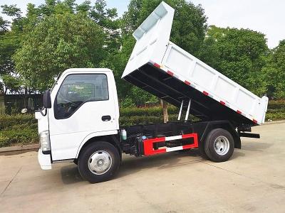 중국 ISUZU 차시 소형 덤프 트럭 5톤 6톤 미니 티퍼 트럭 4X2 화물 트럭 가벼운 공장 가격 판매용