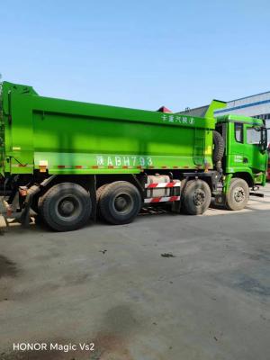 중국 셰크맨 덤프 트럭 스톡 X3000 좌측 운전 10 휠 6X4 팅퍼 트럭 385HP 판매용