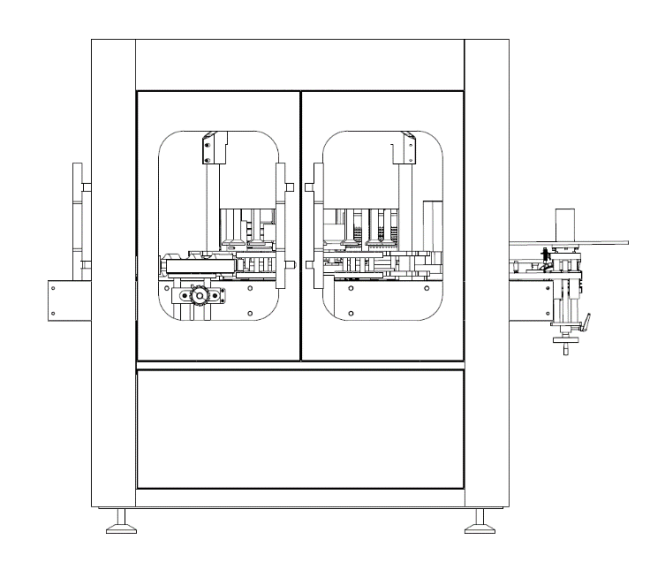 Labeling machine operation view
