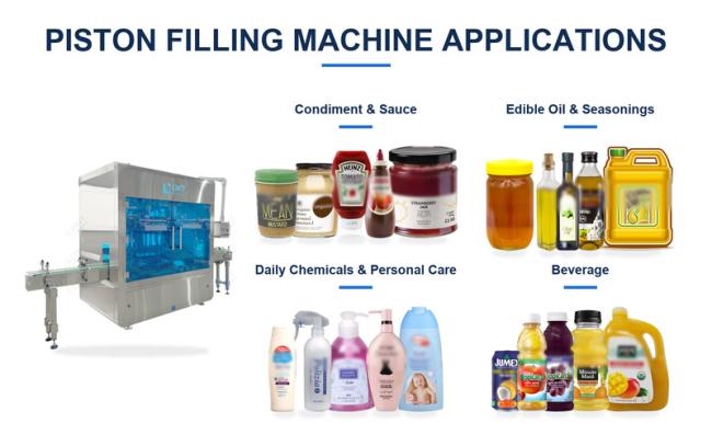 PISTON FILLING MACHINE APPLICATIONS