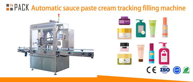 Npack Automatic Single Nozzle Jam Honey Paste Pump Piston Glass Jar Filling Machine