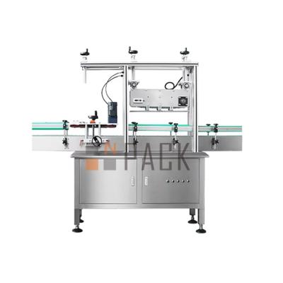 China Automatic High Speed Oil Bottle Cap Pressing Capping Machine With PLC Control for sale