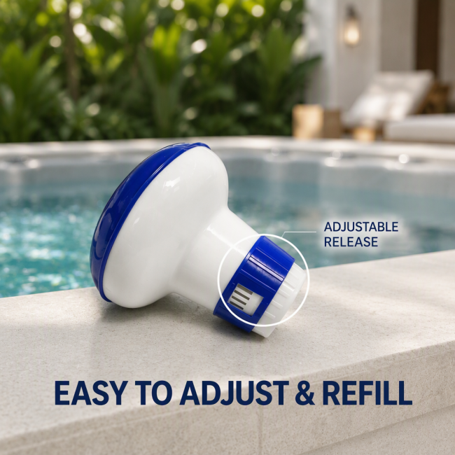 Eco Floating Spa Dispenser Adjustable Release for Hot Tub Cover Friendly Water Care Accessory Wholesale Factory OEM