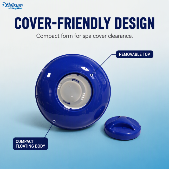 Eco Floating Spa Dispenser Adjustable Release for Hot Tub Cover Friendly Water Care Accessory Wholesale Factory OEM