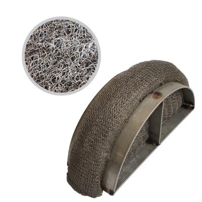 Cina cuscinetto di 0.08mm Dia Knitted Wire Mesh Demister in corpo cilindrico della caldaia in vendita