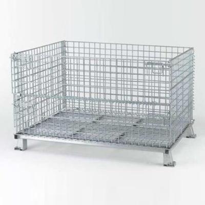 Cina filo zincato pieghevole Mesh Storage Cage di acciaio inossidabile 1200kg in vendita