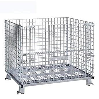 Cina Grande acciaio su misura di Mesh Storage Cages Foldable Stainless del cavo 800kg in vendita