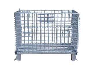 Cina 1t cavo Mesh Pallet Cage Industrial Material che tratta trasporto d'acciaio saldato accatastabile in vendita