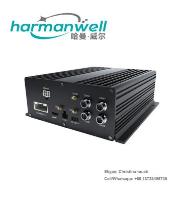 China H.264 Bus Car Security MDVR 4 Channel Car DVR Wifi / GPS 3G Embedded LINUX for sale