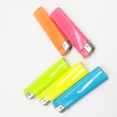 China Solid 5 Colors Lighter Cases DY-051 Electric Gas Lighter for Printing for sale