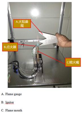 China UL1581 Wire and Cale Flame Testing  Machine AC220V, 50HZ for sale
