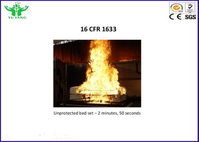 Китай Оборудование для испытаний воспламеняемости тюфяков CFR1633 для открытого пламени продается