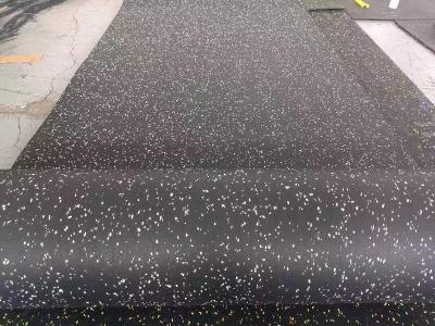 Quality Rolled Rubber Flooring Sheets Made From 100% Recycled Rubber for sale