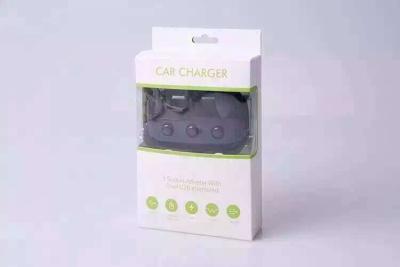 China Cargador de coche 5V 3A con encendedor de cigarrillos 3 en 1 con conector USB en venta
