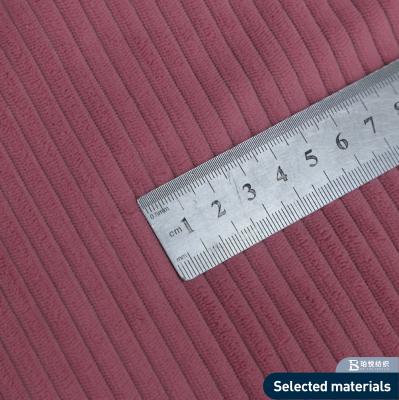 중국 Hot Sale Best Quality 220G 100%polyester   corduroy velvet fabric for garment 판매용