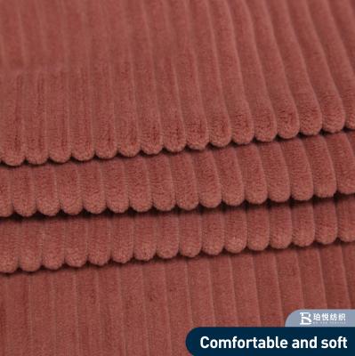 중국 Hot Sale Best Quality 220G 100%polyester   corduroy velvet fabric for garment 판매용