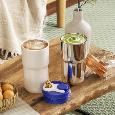 Chine Entreprise personnalisée 316 en acier inoxydable tasse de café isolée avec écran numérique à vendre