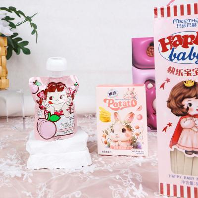 Unique Cartoon Strawberry Bear Happy Children Baby Hand Souvenir Ideal for