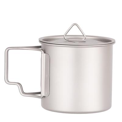 Chine Coupe en titane portable imprimée sur écran de soie 350 ml pour le camping et les activités de plein air à vendre