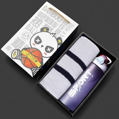 중국 바무스 섬유 스포츠 냅킨 600ml 직류 음료 공간 컵 스포츠 선물 사무실 제품 판매용