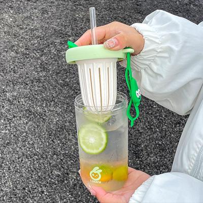 Chine Coupe de thé séparation 500ml haut de gamme, coupe d'extraction à froid avec une tasse d'eau de paille à vendre
