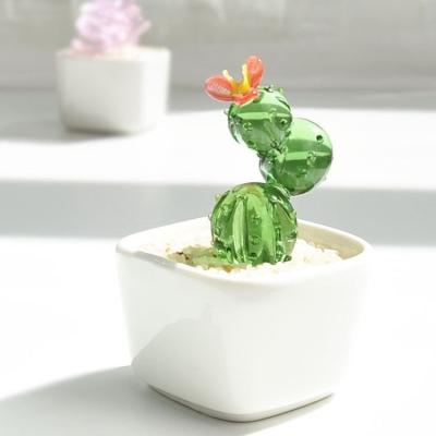 중국 프로모션 장식 선물 탕수수 식물 및 탕수수 식물용 유리 장식품 판매용