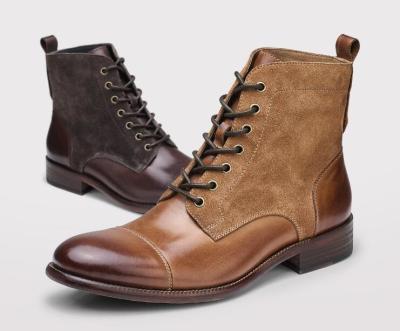 Chine Chaussures d'hiver pour hommes en suède mode italienne avec fermeture à glissière à vendre