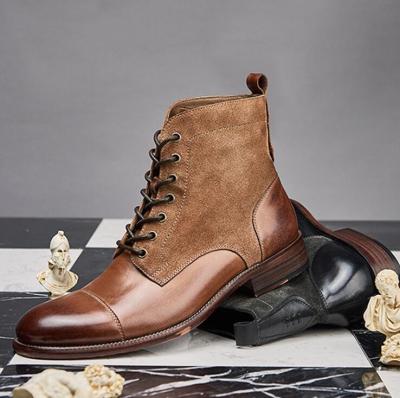 Chine Chaussures d'hiver pour hommes en suède mode italienne avec fermeture à glissière à vendre