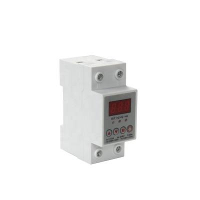 China LED digital voltage and current display programable Over and Under Voltage and Over Load device for sale