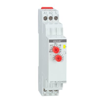 China DT7-1BL Din Rail Electronic Relay Programmable Pulse and AC/DC12V-240V for sale