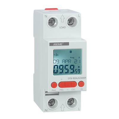DT9-163 2-MODULE Programmable Switch AC/DC12V-240V AC 230V 50-60Hz 63A/AC1