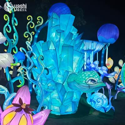 China Custom Zigong LED Animal Lanterns - Outdoor Stone Turtle Lighting Solutions for sale
