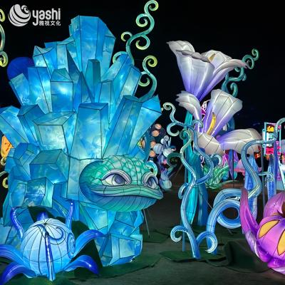 China Custom Zigong LED Animal Lanterns - Outdoor Stone Turtle Lighting Solutions for sale