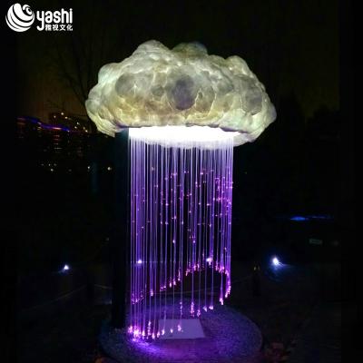 China Light Flow Effect LED Art Sculpture For Public Spaces Hotels And Mall Art Displays for sale
