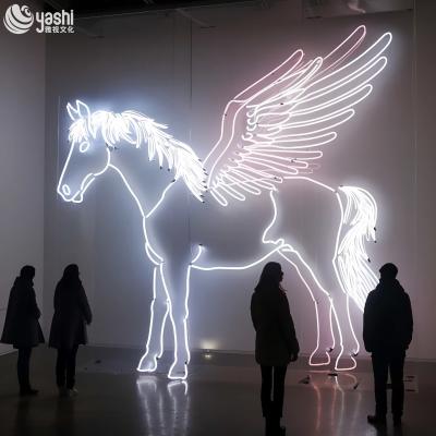 China Unicorn LED Light Fixture String Shape for Outdoor Party Decoration for sale