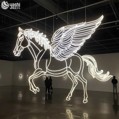 China Unicorn LED Light Fixture String Shape for Outdoor Party Decoration for sale
